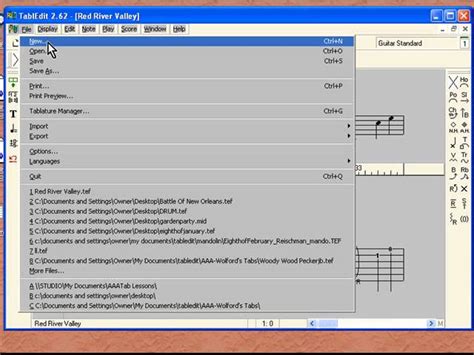 Tabledit Tablature Editor Molqybusters