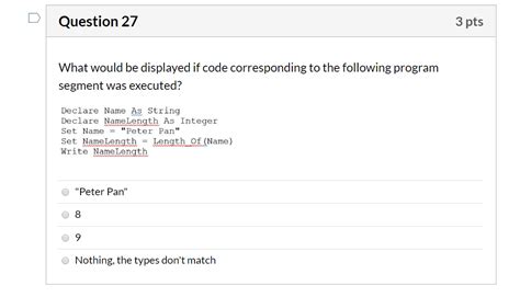 Solved Question 36 3 Pts Python Question One Way To Deal