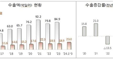 K화장품 수출 1~3월 23억달러 동기간 역대 최대치”