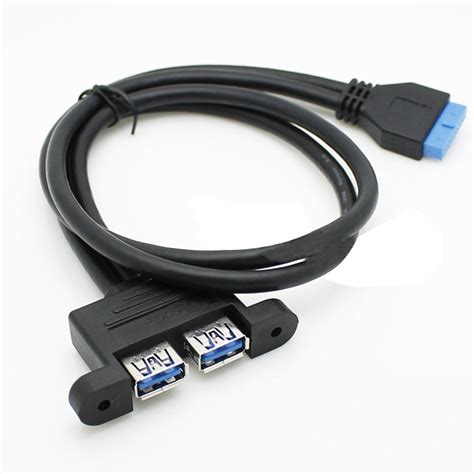 ️ Кабель или коннектор для ноутбука и ПК 2 Ports USB 3.0 A Type Female ...