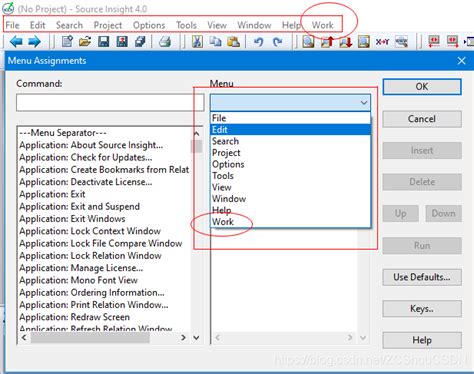 Sourceinsight 40 之四 项目配置（库文件引入、配置宏添加、快捷键修改等）source Insight 风格配置文件 Csdn博客