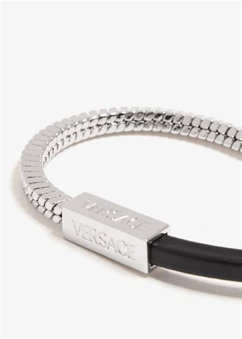 Versace Versace Bracelet For Men Silver In Uae Level Shoes