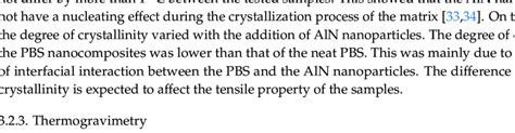 Crystallization And Melting Behavior Of Neat Pbs And Its Composites