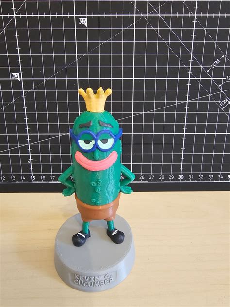 3d Printable Kevin C Cucumber Spongebob Made With Bambulab X1c・cults