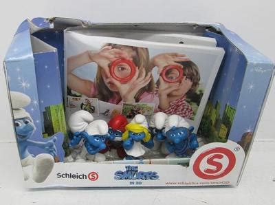 Schleich Smurfs 3d Movie 6 Figure Set Retail Value 30 411157718