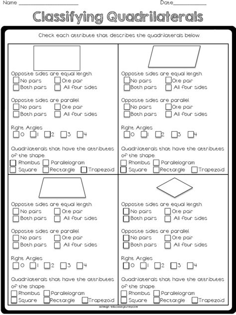 Classifying Quadrilaterals Cheat Sheet Pdf Rectangle Classical