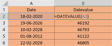 How To Use The Datevalue Function In Excel In Hindi