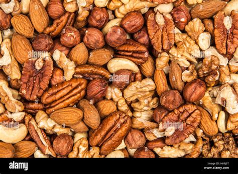 Mix Of Different Nuts Closeup Photo Stock Photo Alamy