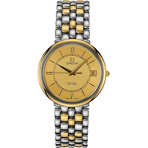De Ville Steel Yellow Gold Date Watch 73141100 Omega Us®