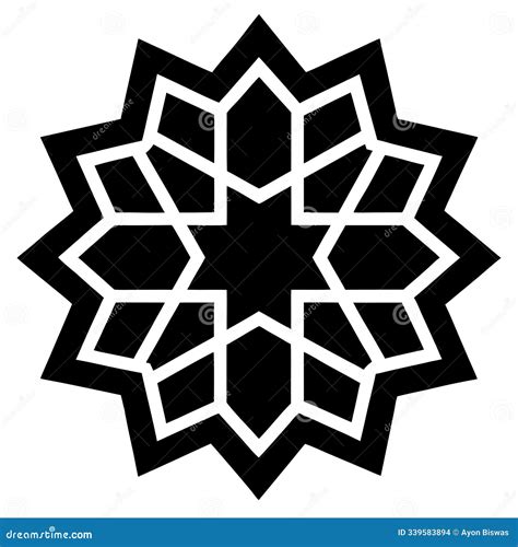 Editable Islamic Pattern Vector Geometric And Floral Design For Ramadan Mosque Decoration