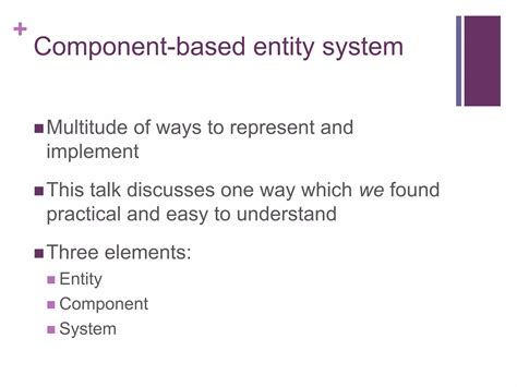Ogdc 2014 Component Based Entity System Mobile Game Development Pptx