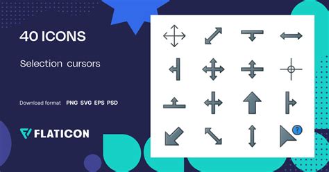 Selection Cursors Icon Pack Color Lineal Color SVG Icons