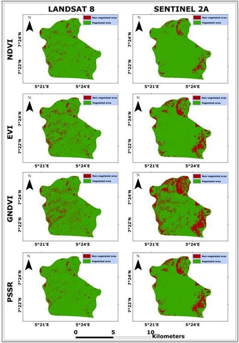 A Comparison Between The Vegetation Indices Of Landsat 8 And Sentinel Download Scientific