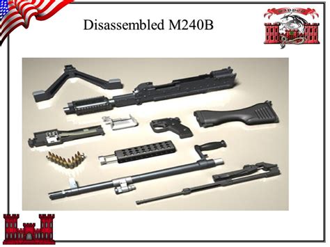 M240b Machine Gun Parts