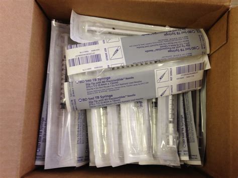 New Bd 1ml Tb Syringe Slip Tip W Precisionglide Needle 27g X 12 100
