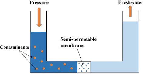 Schematic Diagram Of Reverse Osmosis Process Download Scientific Diagram