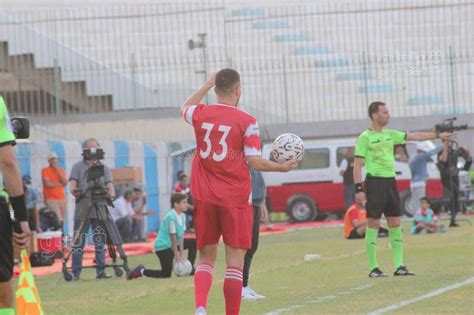 ماجد هاني يحتفل بالقوس والسهم بعد هدفه أمام الأهلي