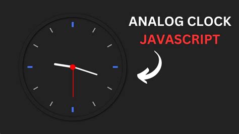 How To Make An Analog Clock Using Javascript Youtube