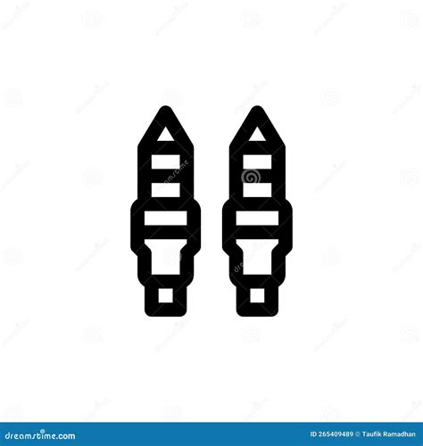 Jack Cable Vector Icon Computer Component Icon Outline Style Perfect Use For Logo