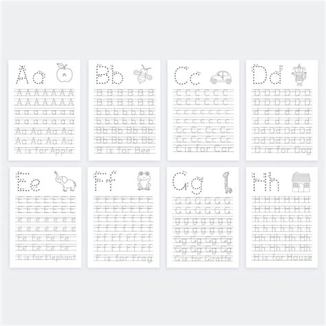 The Easiest Cheapest Diy Alphabet Tracing Book Ever Worksheets Library
