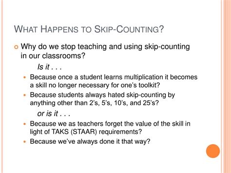 PPT Skip Counting PowerPoint Presentation Free Download ID 1015096