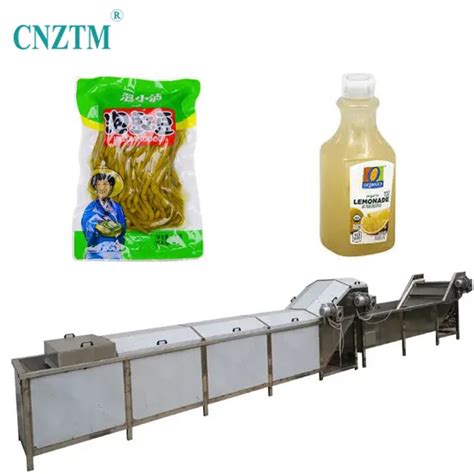 Continuous Pasteurizer Sterilization Machinery Pasteurizing Machine Fruit Juice Beer Beverage