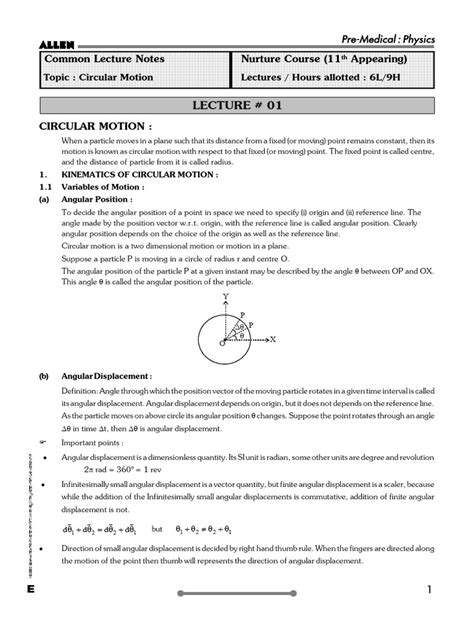 circular motion pdf acceleration velocity
