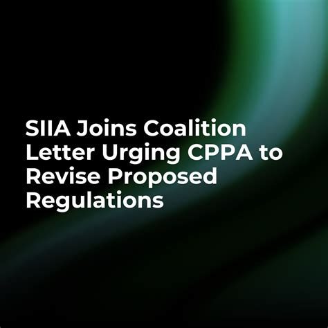 Siia Joins Coalition Letter Urging Cppa To Revise Proposed Regulations