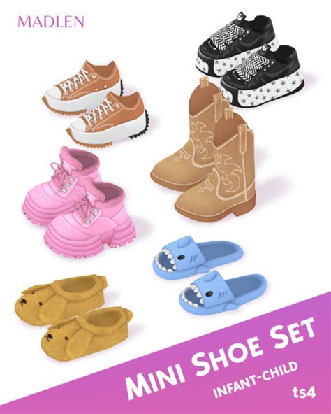 Mini Shoe Set By Madlen Cc The Sims