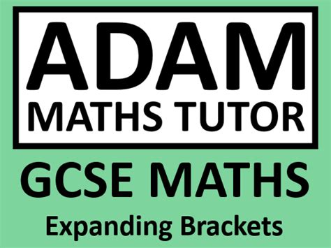 Gcse Expanding Brackets Worksheets Exam Questions And Solutions Teaching Resources