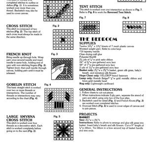 Vintage Plastic Canvas Pattern Book PDF 1 12 Scale Dollhouse Plan 11 5