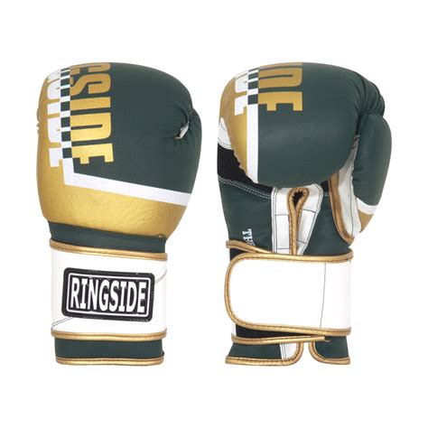Ringside Bullet Sparring Boxing Glove Goldhunter Green 14 Oz