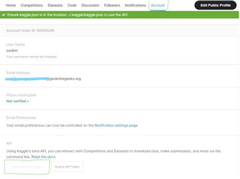 how to download kaggle datasets into jupyter notebook geeksforgeeks