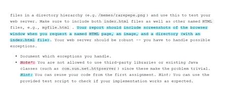 problem 1 implement a simple web server that accepts