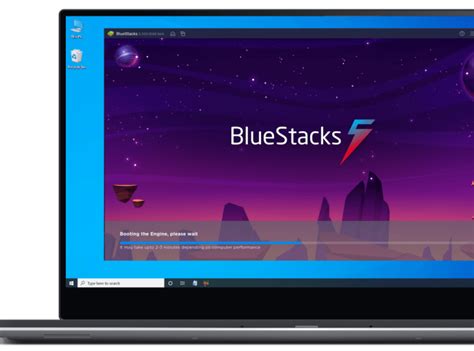 Bluestacks Logo Laptop Wallpaper