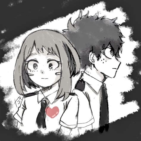 My Hero Academia Manga Boku No Hero Academia Deku X Uraraka Cute