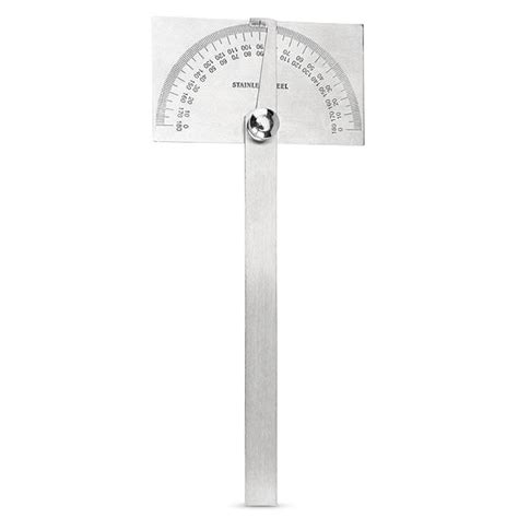 Groz Gz 01224 Dpr6 150mm 6 Rectangular Head Protractor