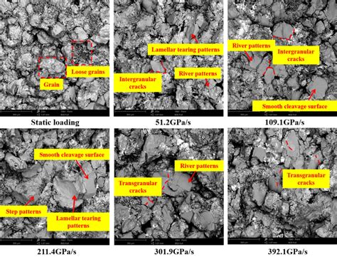 Fracture Morphology Of Sandstone Under Different Loading Rates Those