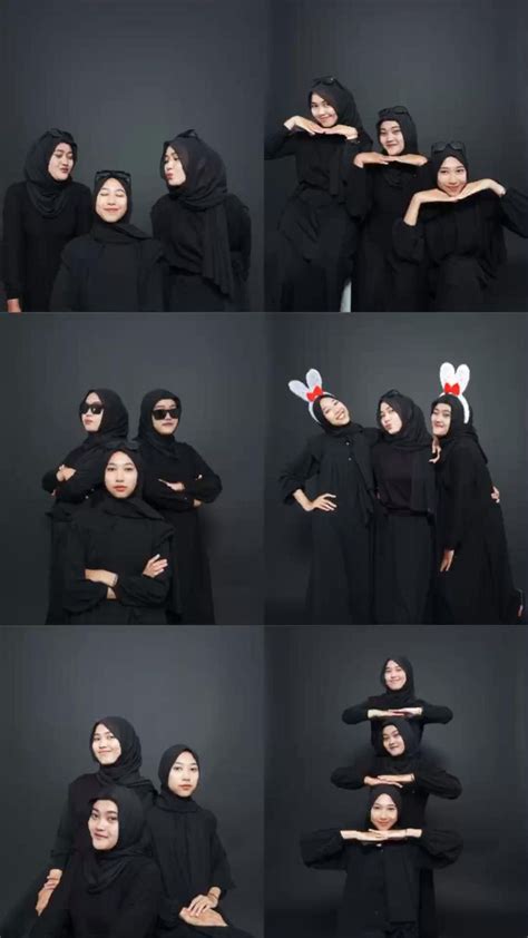 Inspirasi Foto Bertiga Dari Kita😙 Inspirasi Potret Gambar Hubungan Gambar