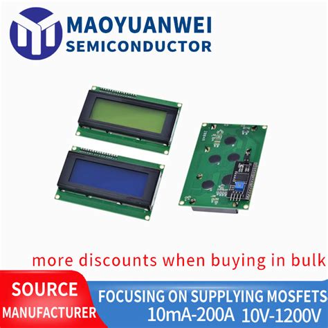 1 ชิ้น Lcd2004a พร้อม Iic I2c 2004a โมดูล Lcd หน้าจอสีเหลืองสีเขียวหน้าจอสีฟ้า Shopee Thailand