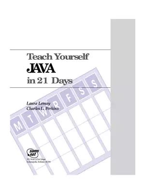 Java Tutorial For Beginners PDF InstaPDF
