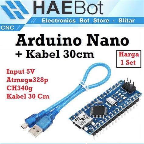 Jual [haebot] Module Arduinoo Nano Ch340g Atmega328p Kabel Mini Usb 30cm Kota Yogyakarta