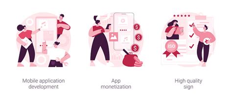 프론트 엔드 소프트웨어 추상 적 개념 벡터 일러스트레이션 Brand Name Smart Phone에 대한 스톡 벡터 아트 및 기타 이미지 Brand Name Smart