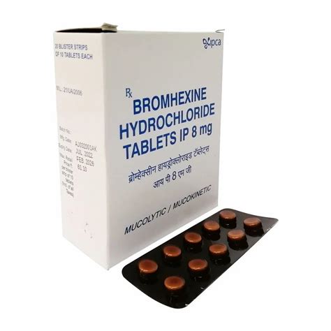 Bromhexine Hydrochloride Tablet Bromhexine Tablet Latest Price