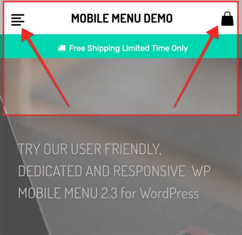 How To Enable Disable The Left And Right Menu WordPress Mobile Menu Plugin