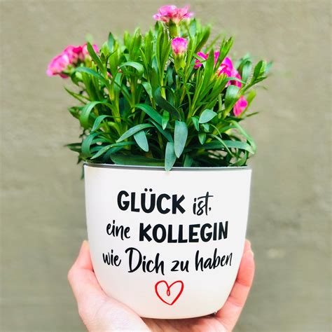Abschiedsgeschenk Kollegin Oder Kollege Blumentopf Spruch Geschenk