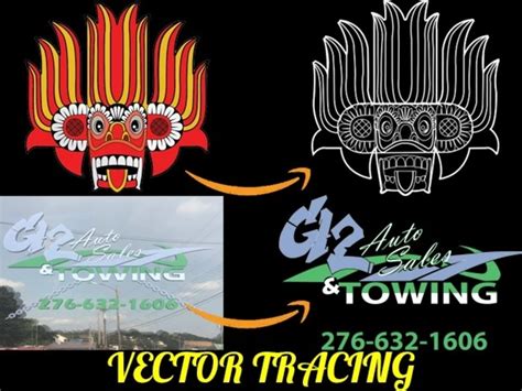 Image Trace Redraw Log And Vectorize Bitmap To Editable Format Upwork