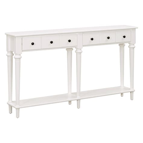 Console Table With 4 Drawers And Open Shelf Pier 1
