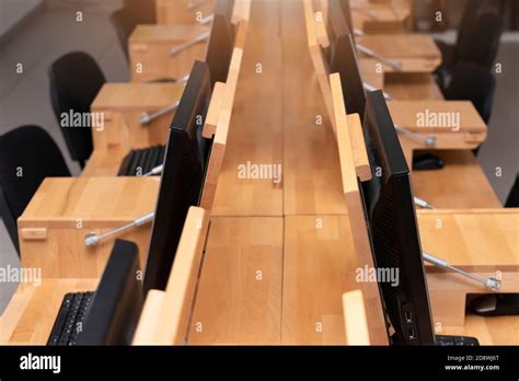 High School Computer Lab Classroom Is Still Empty After Months Of No