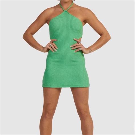 Roxy X Mimi Mini Cut Out Dress Worn Once Roxy Depop